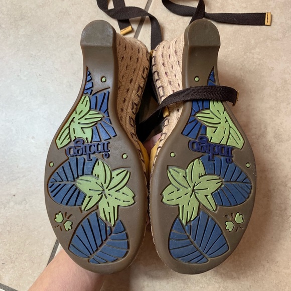 Indigo | Shoes | Indigo Suede String Strap Sandals | Poshmark